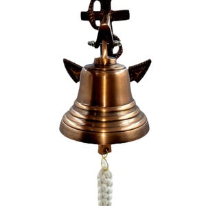 6" Decorative Metal Door Bell, Anchor Ship Bells -large Dinner Call ...