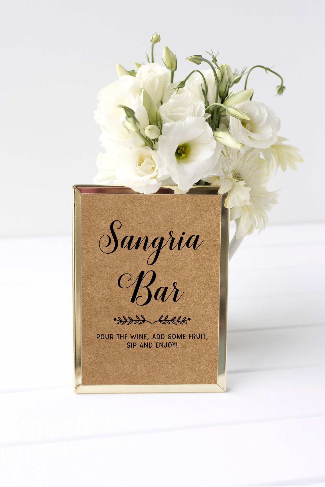 Sangria Bar Sign Printable Wedding Sign Bridal Shower Sign - Etsy