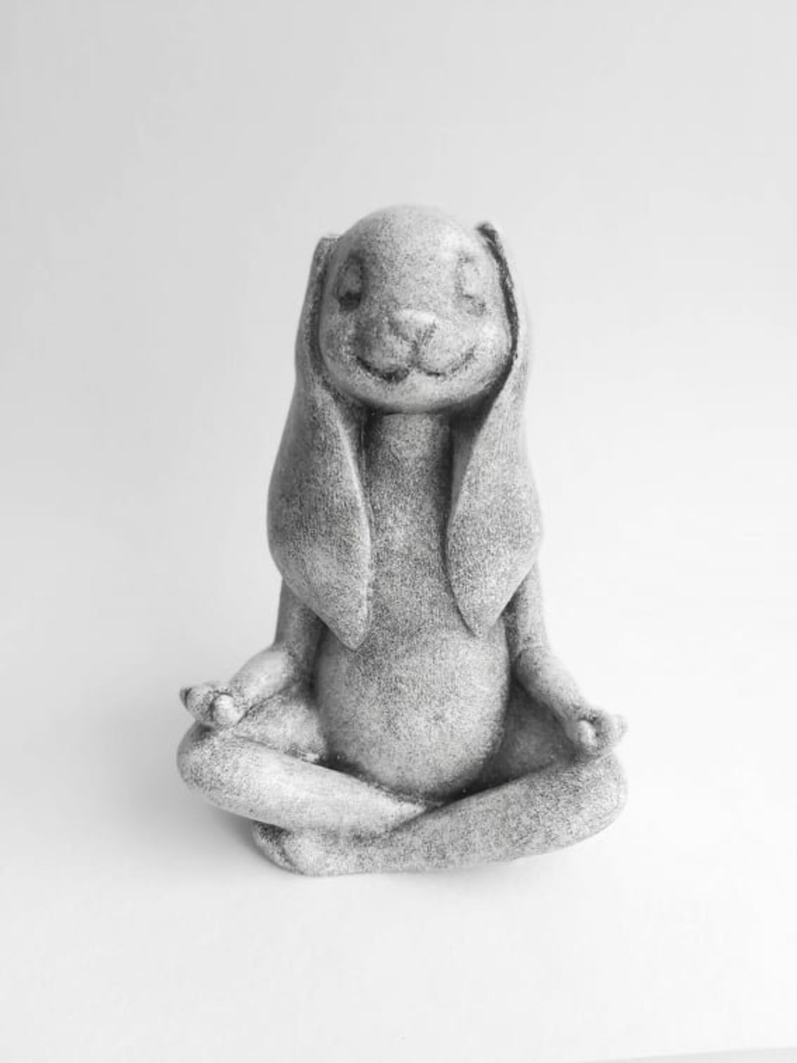 Yoga rabbit zen meditation gifts yoga pose statue zen décor | Etsy