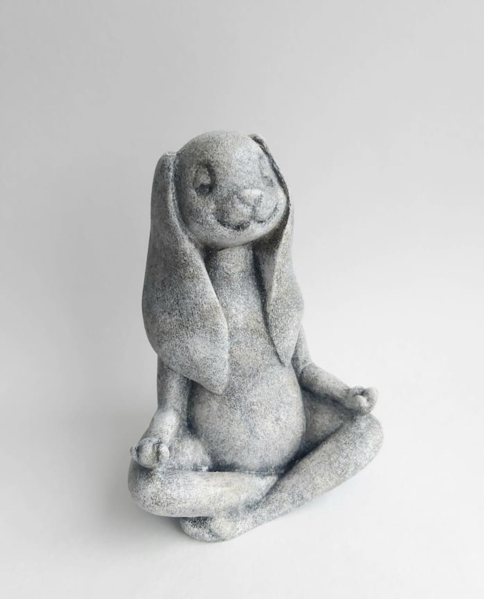 Yoga rabbit zen meditation gifts yoga pose statue zen décor | Etsy