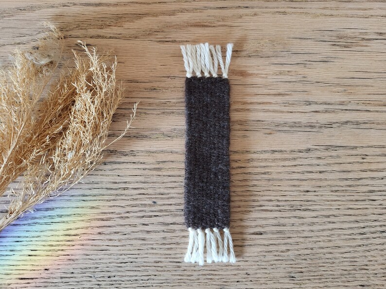Hand Spun Solid Color Woven Bookmarks - Etsy