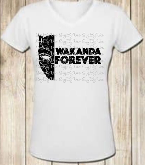Wakanda Forever Half Black Panther Mask SVG Cut File - Etsy