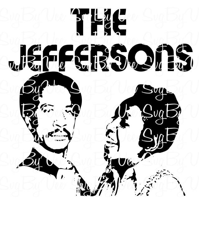 George N Weezy thejeffersons SVG Cut File and Print N - Etsy