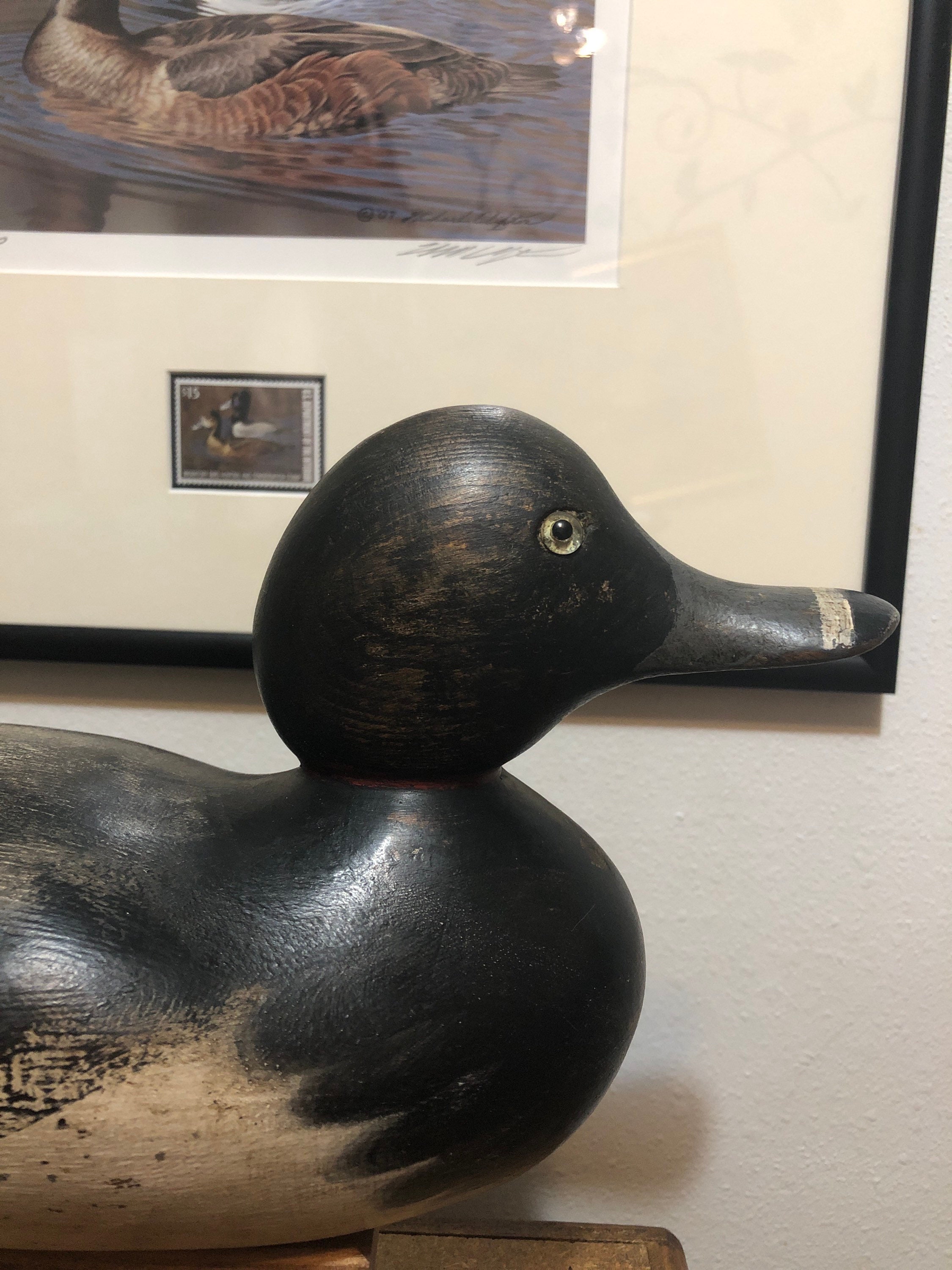 Mason Duck Decoy Ringneck With Federal Duck Stamp Framed Print - Etsy
