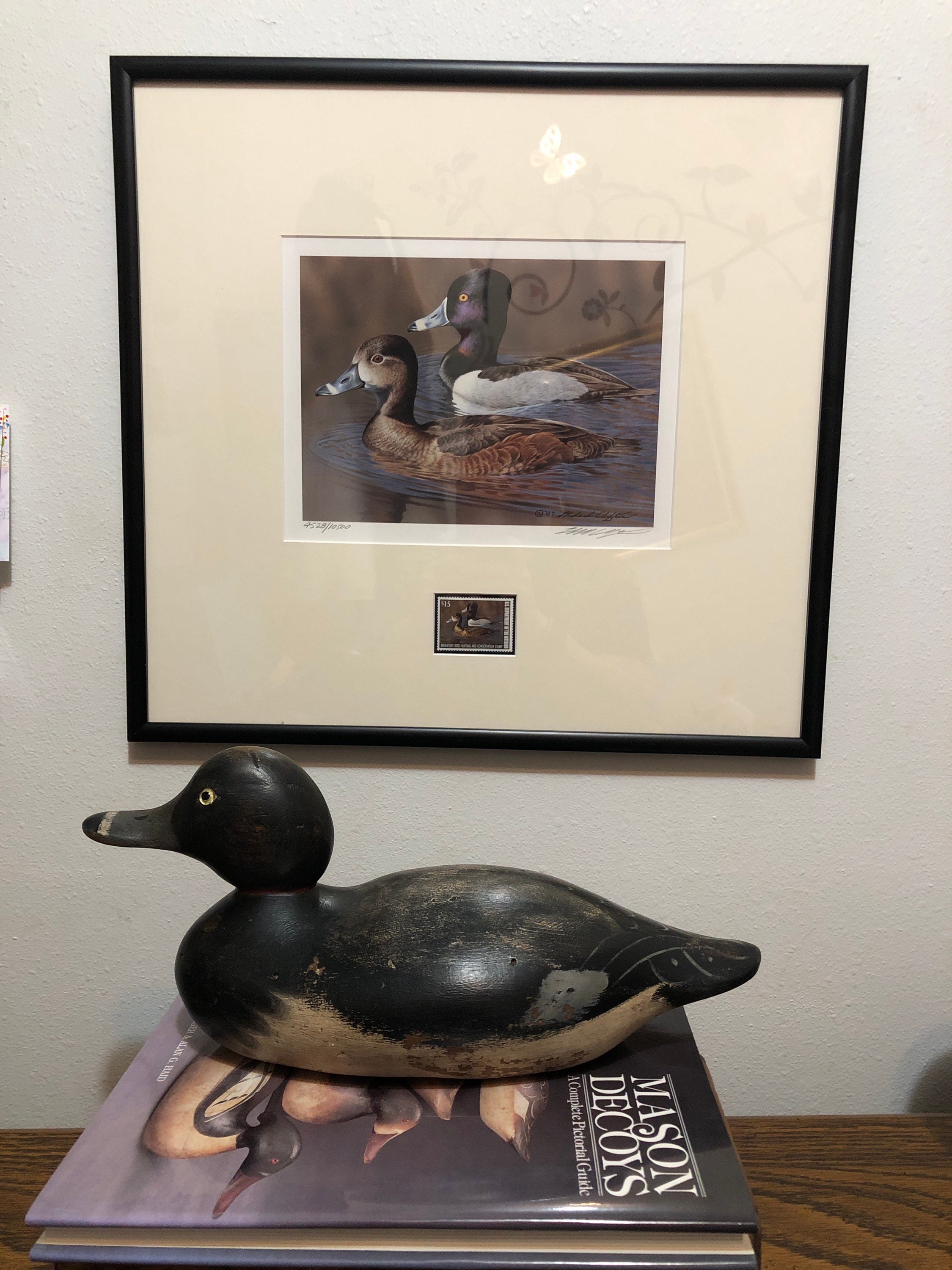 Mason Duck Decoy Ringneck With Federal Duck Stamp Framed Print - Etsy