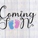 Baby Coming Soon SVG Cut File T- Shirt Digital Download Clipart Cricut ...