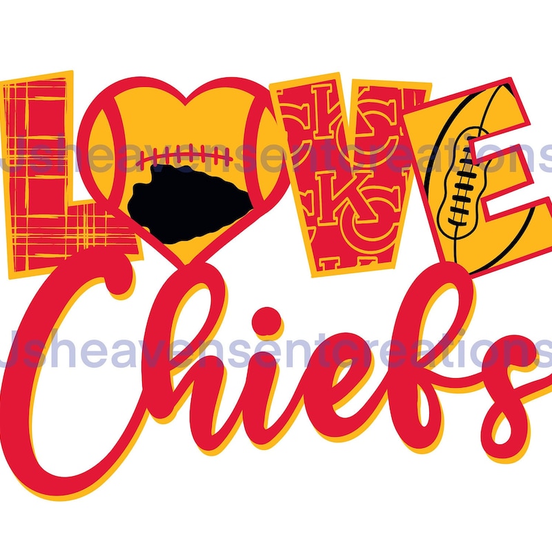 Kansas City Chiefs Clip Art - Etsy