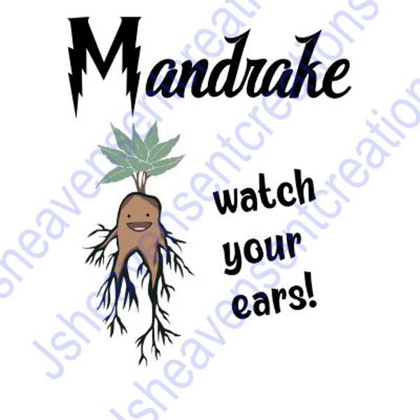 Mandrake Svg - Etsy