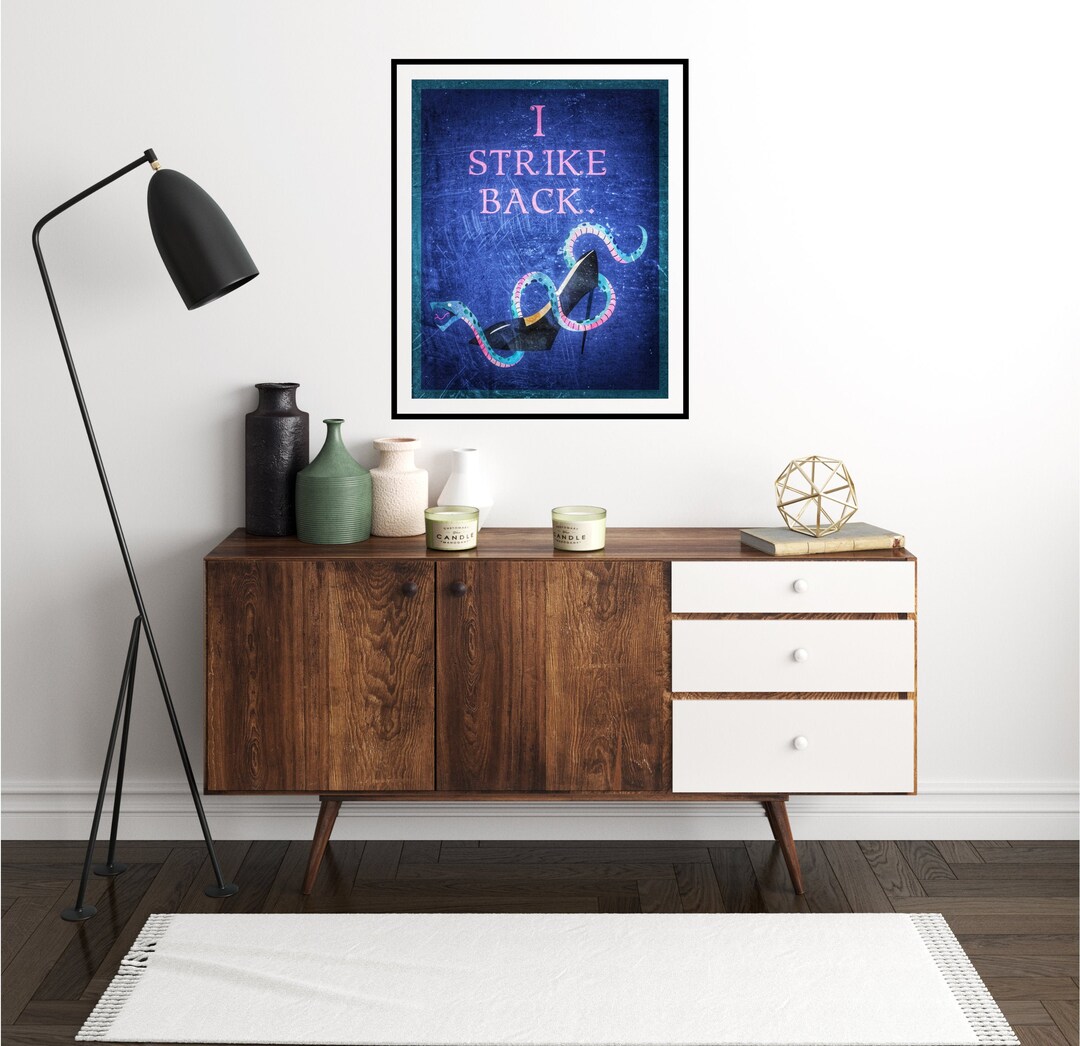 VIBRANT INSTANT DOWNLOAD Art Print. Snake Wall Art. Snake Art. Snake ...