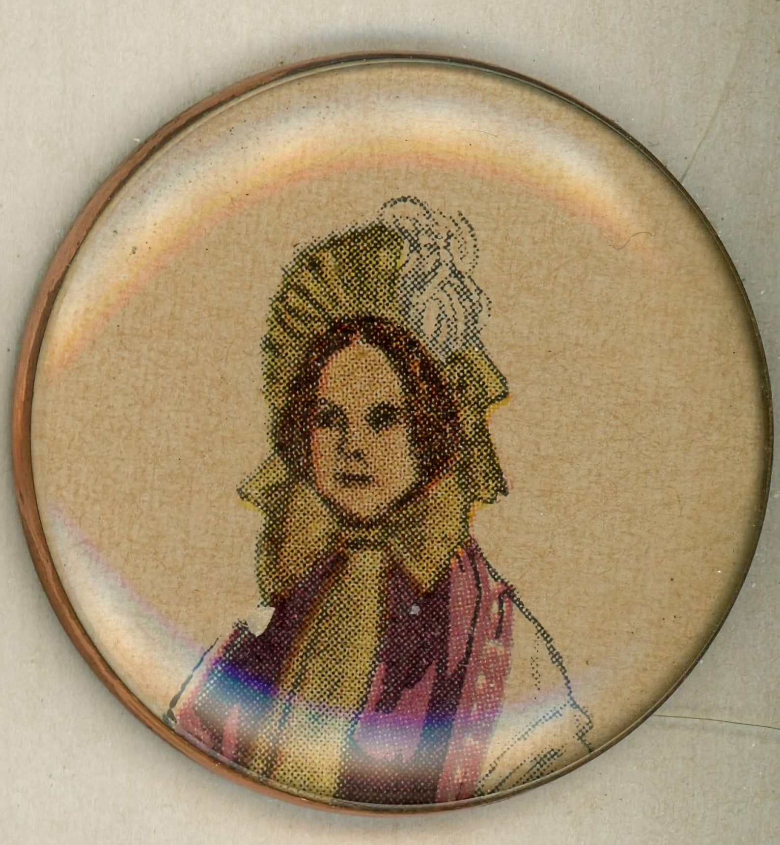 13th First Lady Abigail Fillmore Button Paper Under Watch Crystal Harry ...