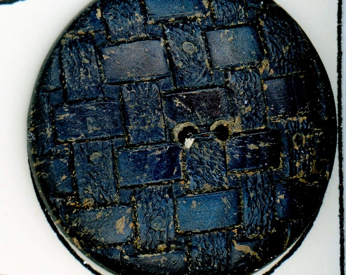 Special Card of 9 Inlay Buttons All Antique. Paper Mache, Composition ...