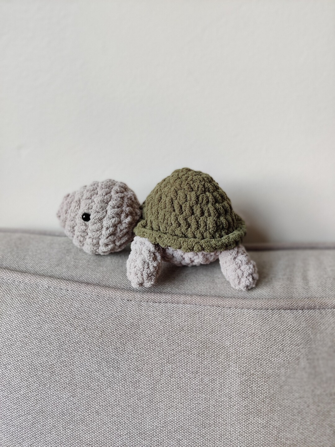 Crochet Turtle Plush Toy Snuggle Animal Toy Stuffed Turtle Amigurumi ...