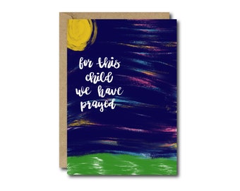 Religious New Baby Card - Etsy