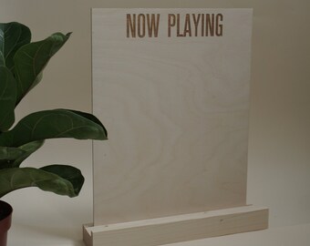 Record Now Playing Sign - Etsy