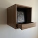 Floating Vinyl Record Storage With Drawer Wood Vinyl Records - Etsy