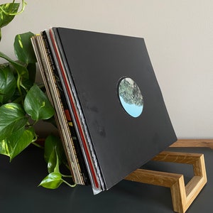 Unique Vinyl Rack Wood Vinyl Records Storage Modern Design - Etsy