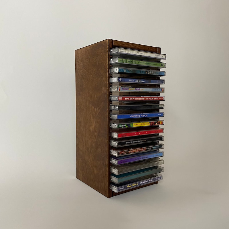 Wooden Cd Towers Storage - Etsy UK
