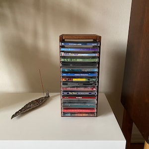 CD Storage Display Rack, Wooden CD Storage Box, CD Holder - Etsy