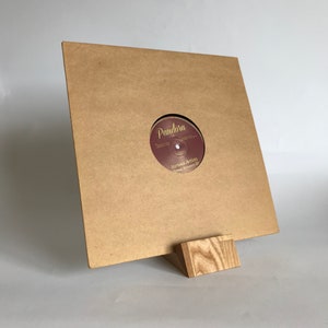 Now Playing Vinyl Record Display Stand | Wooden Album Cover Holder With ...