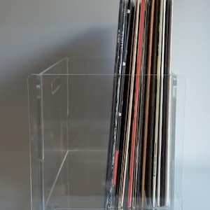 Vinyl Storage Box Display, Record Organizer, Plexiglass Vinyl Box ...