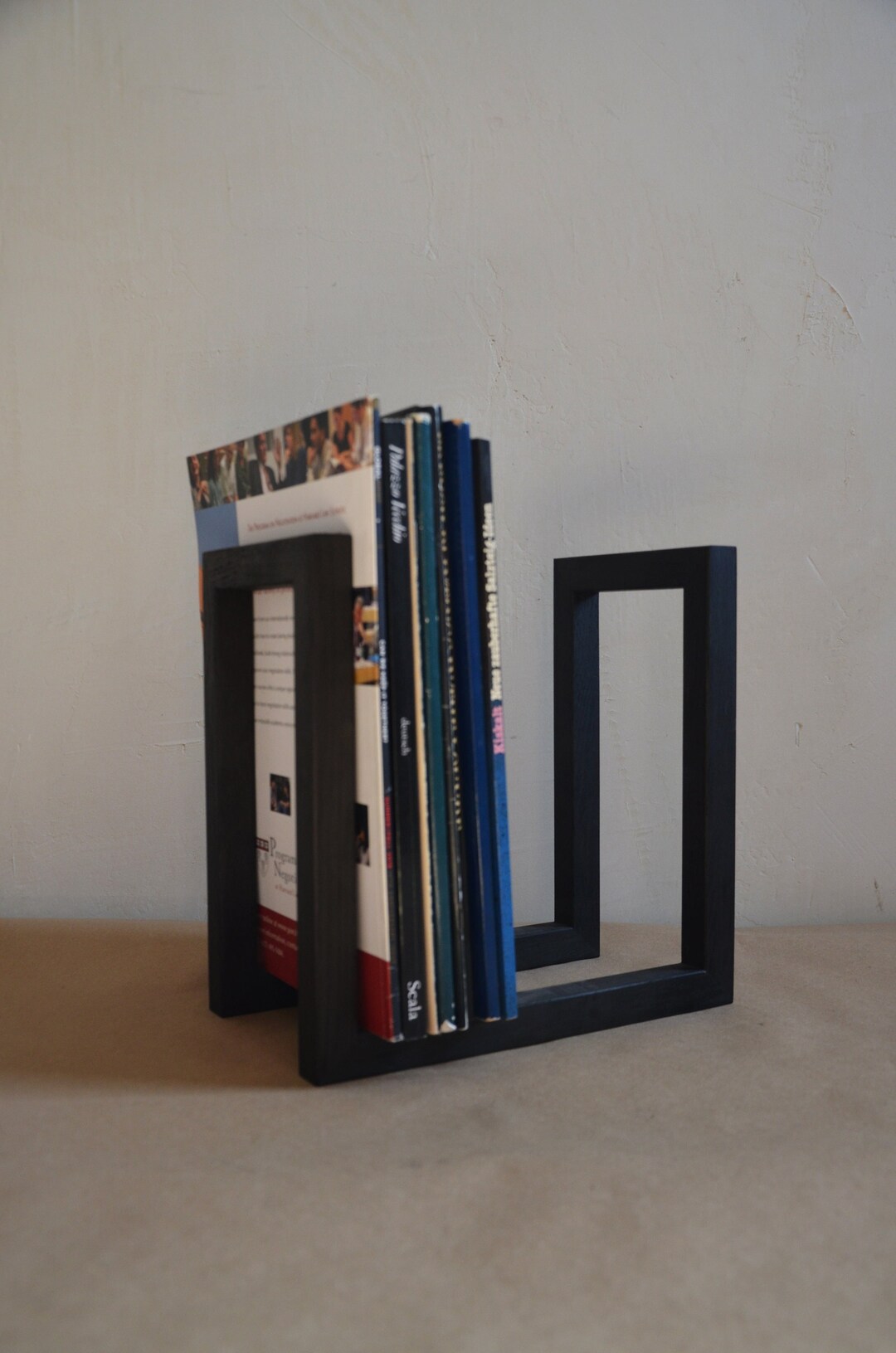 Magazine Rack, Wooden Magazine Book Rack, Magazine Modern Storage ...