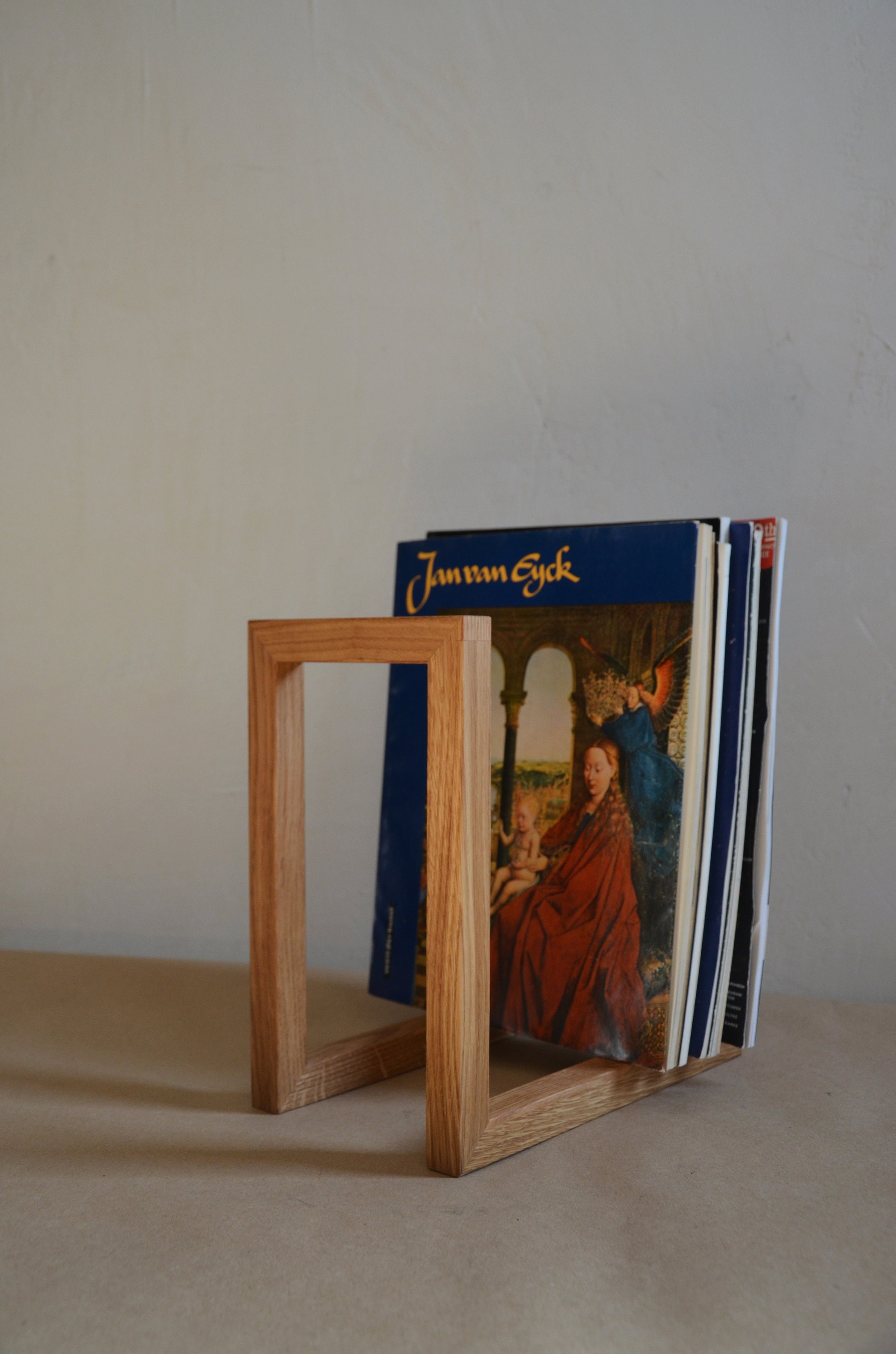 Magazine Rack Wooden Magazine Book Rack Magazine Modern - Etsy