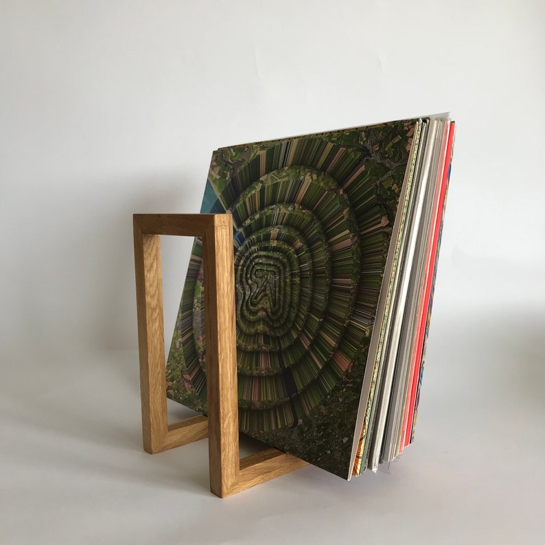 Vinyl Records StorageVinyl Storage Natural Wood StandModern | Etsy