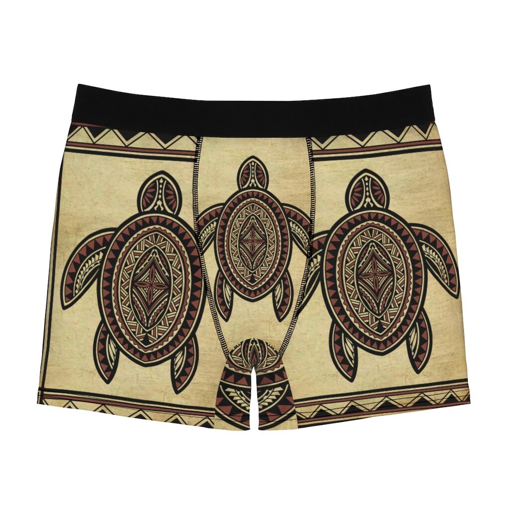 Polynesian Turtle Boxer Briefs Siapo Style - Etsy