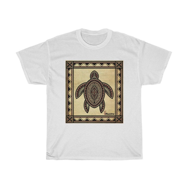 Samoan Tapa Cloth Siapo Turtle Polynesia Design Unisex T-shirt - Etsy