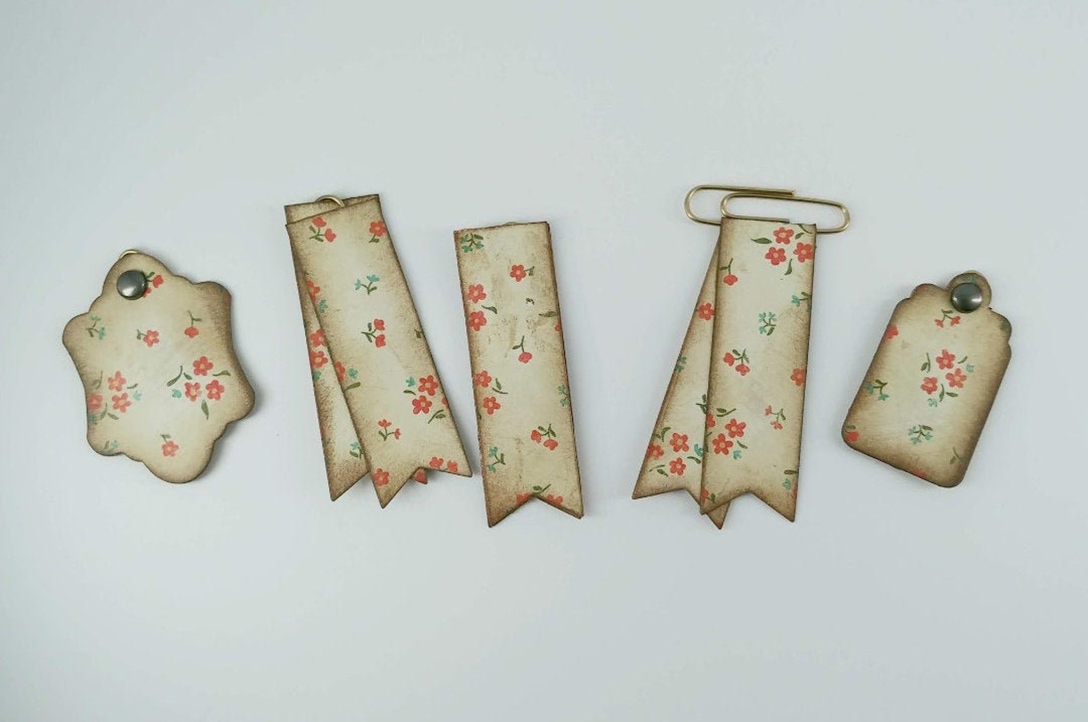 Embellished / Vintage Style Paper Clips for Junk Journals - Etsy