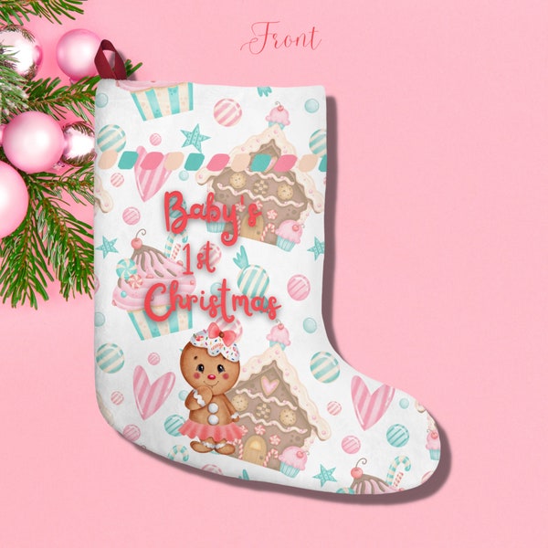 Gingerbread Stocking - Etsy