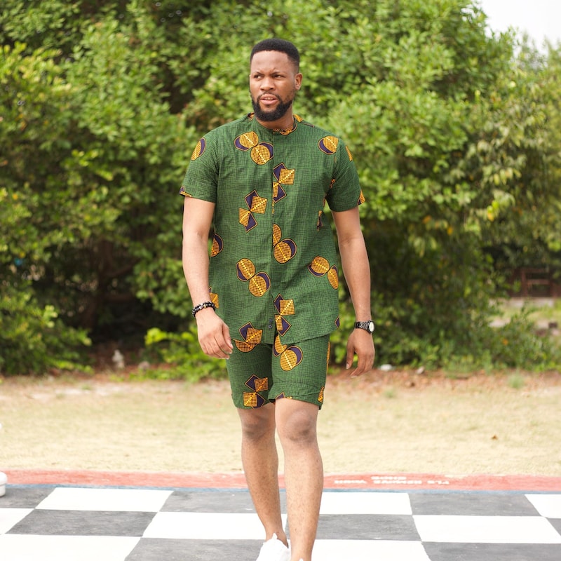 African Print Shorts - Etsy