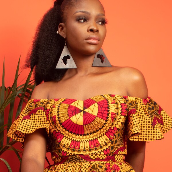Ankara Crop Top Etsy