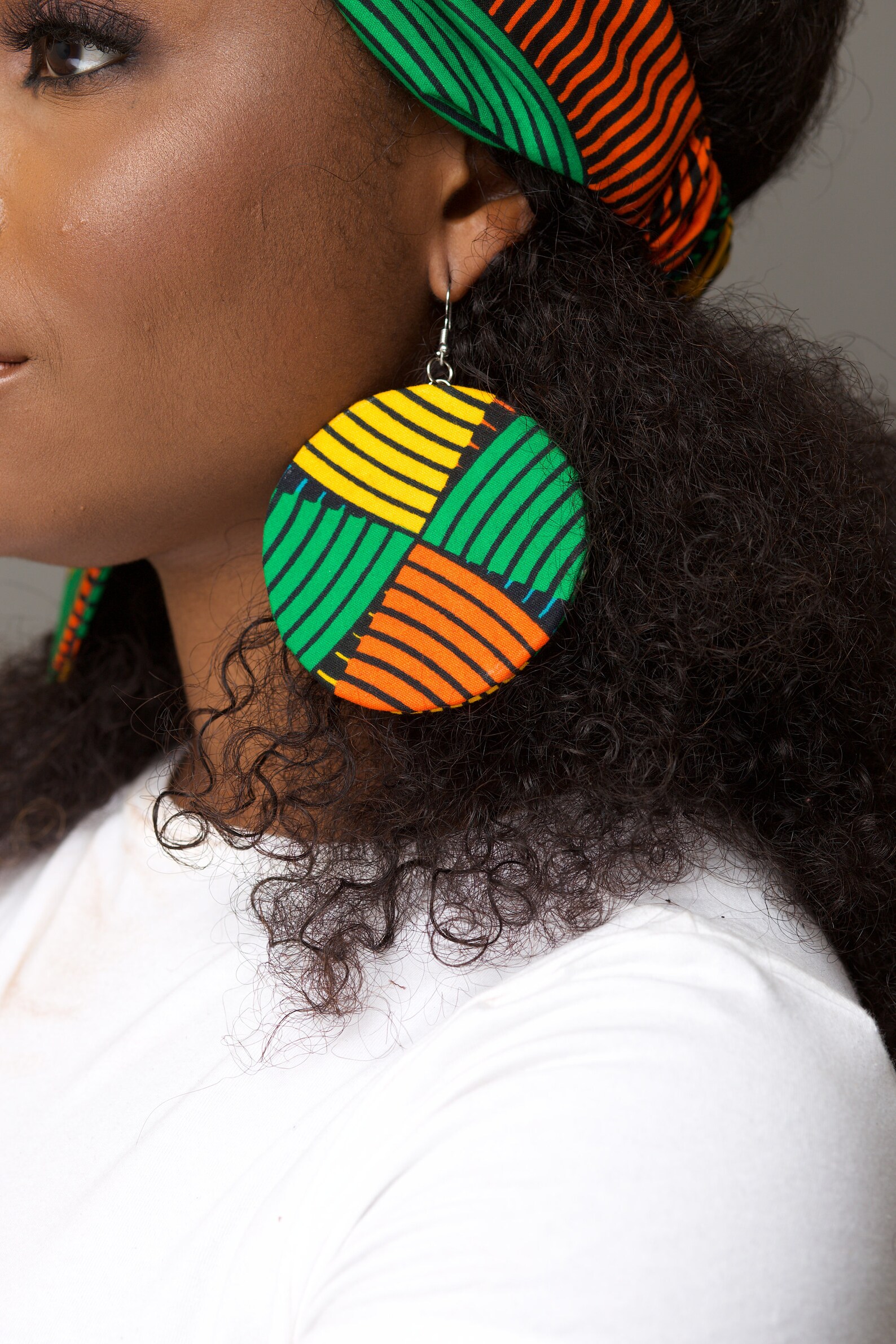 African Twist Front Headband African Print Headband Ankara Etsy