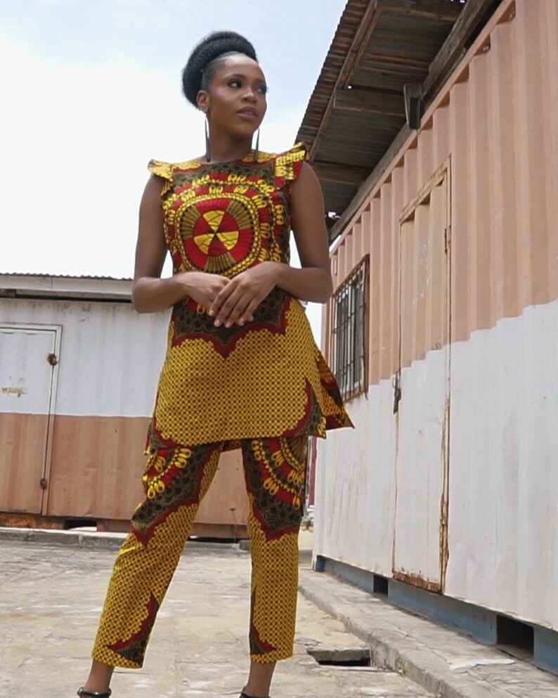 Africa Top Ankara Tunic Top Ankara Tops For Women Tunic Etsy