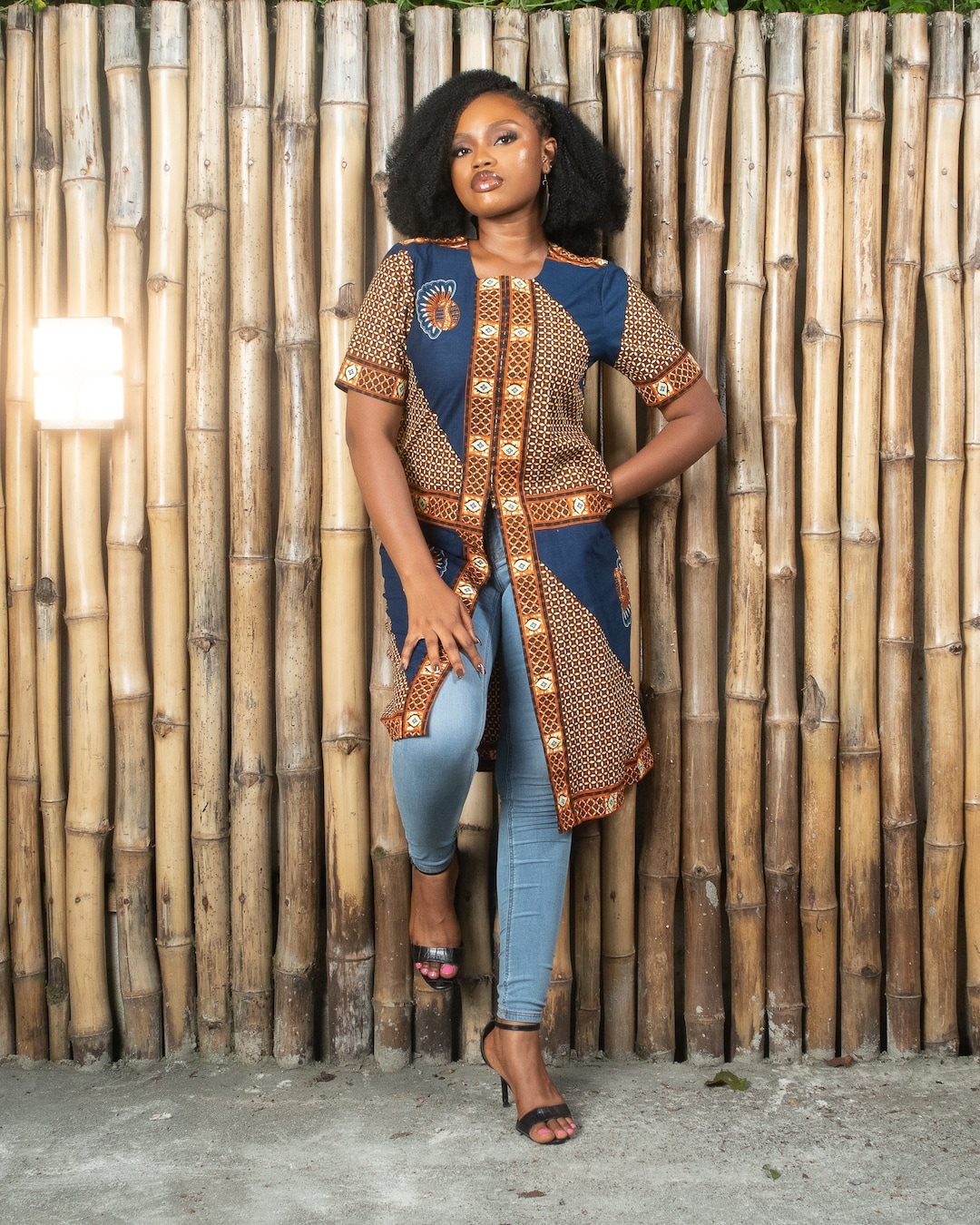 SALE - Uk 10/US 6 - THANDIWE African Print Ankara Tunic Top | African ...