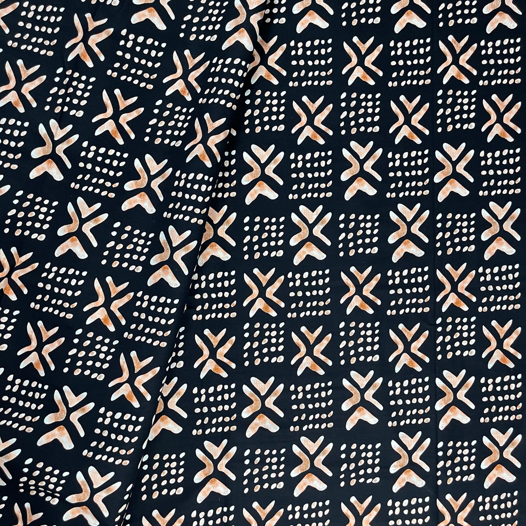 Tribal Ankara African Print Fabric | by the Yard and Half Yard ...