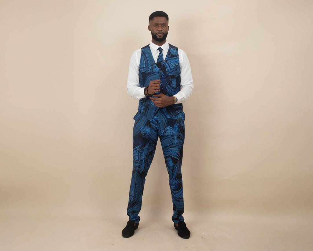 ALOHAN African Print Men Trousers - Etsy