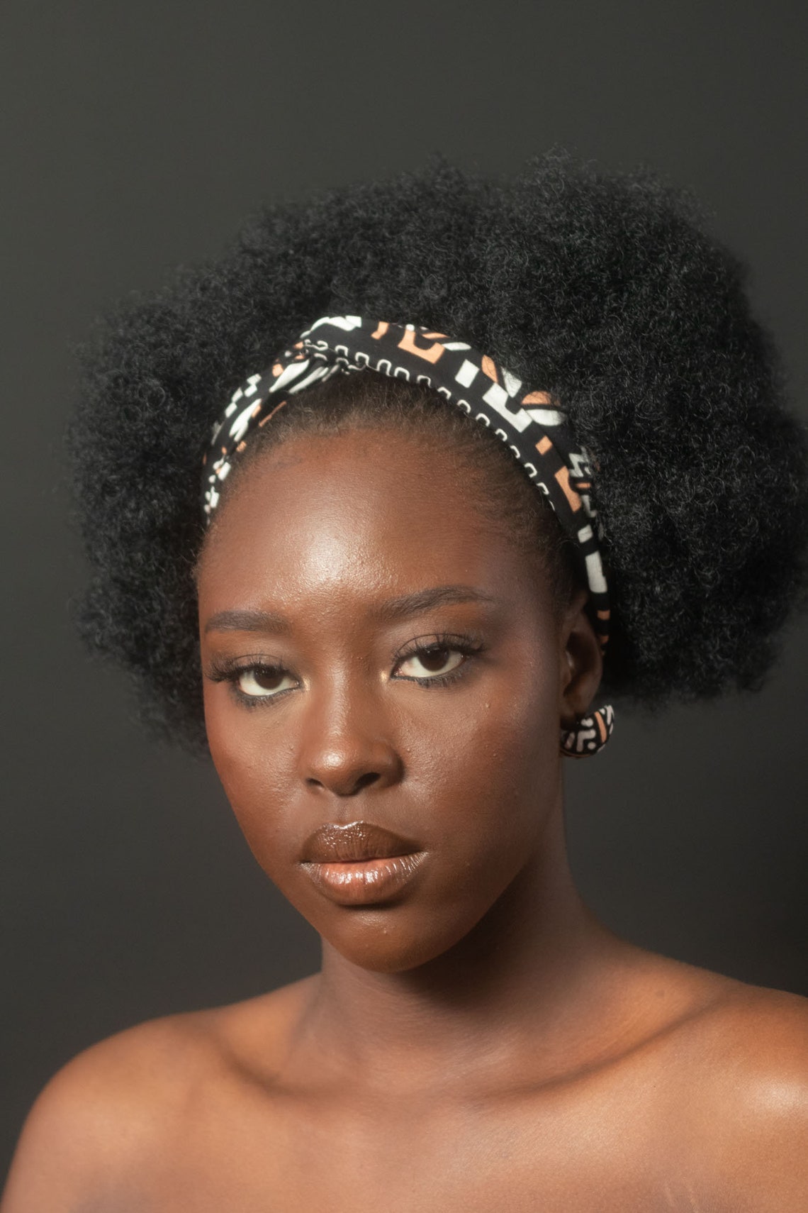 NANA African Print Ankara Knot Headband & Matching Earrings - Etsy