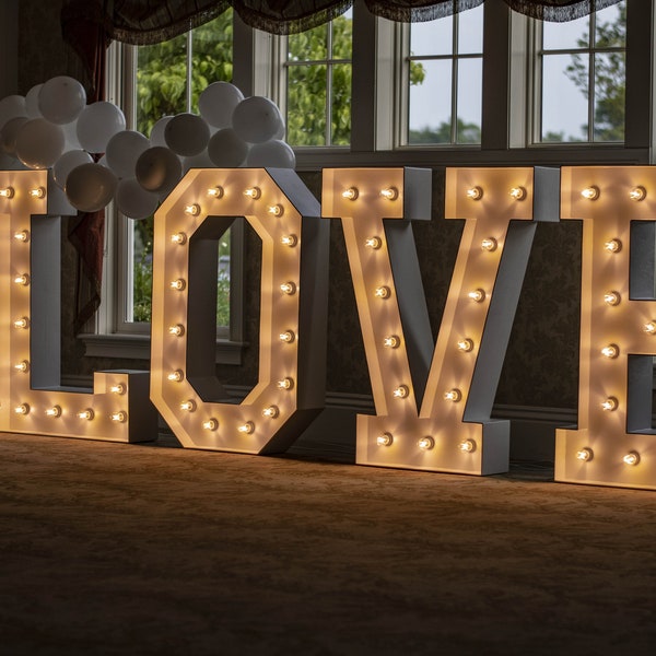 4ft Marquee Letters - Etsy