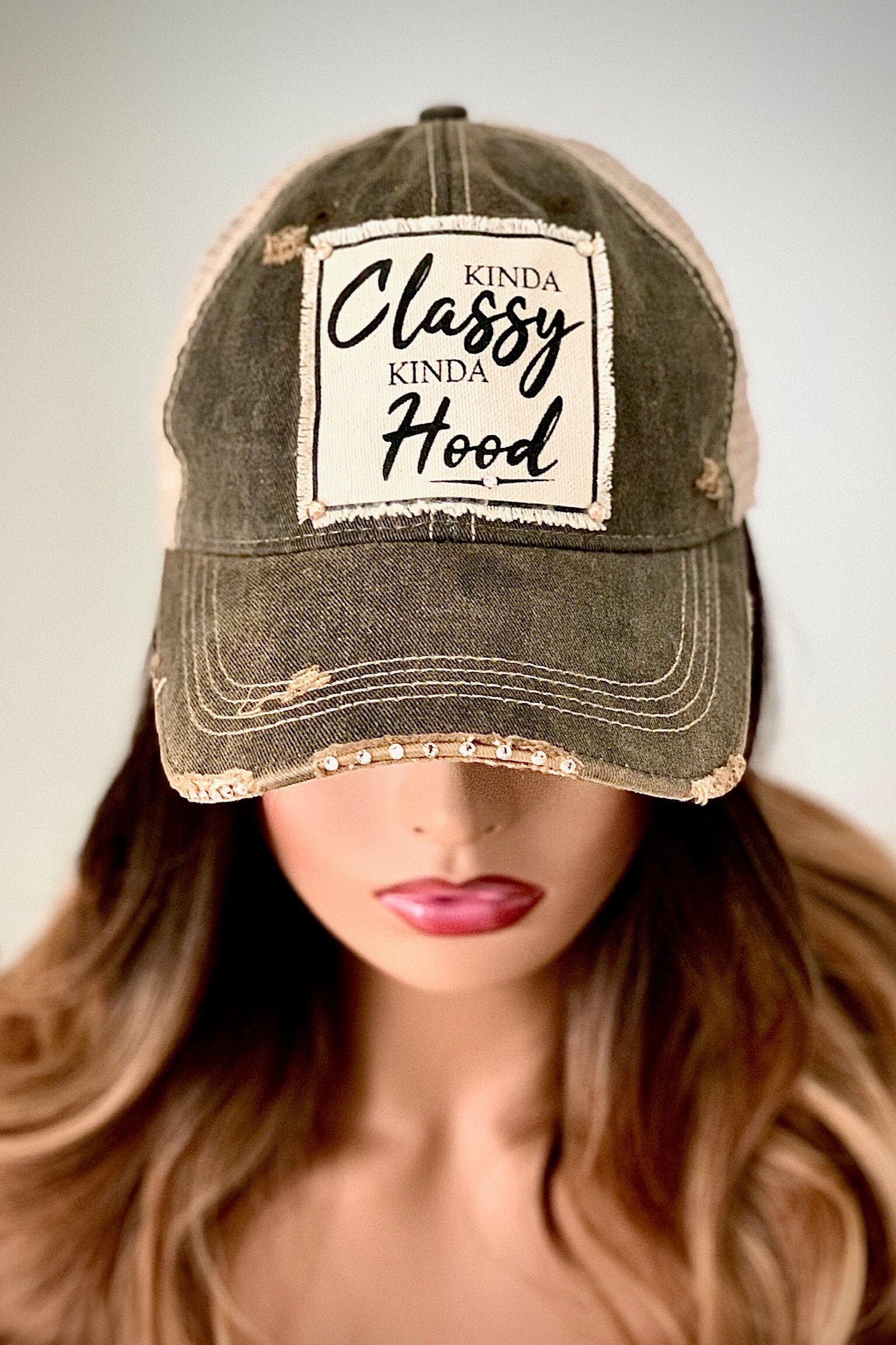 KInda Classy Kinda Hood Bling Baseball Hat