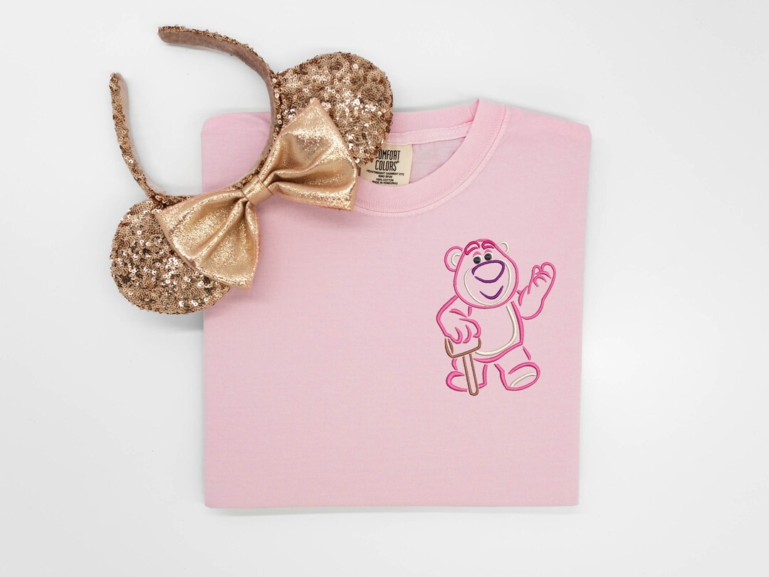 Toy Story Lotso Bear Embroidered Tshirt, Toy Story Embroidered Shirt ...