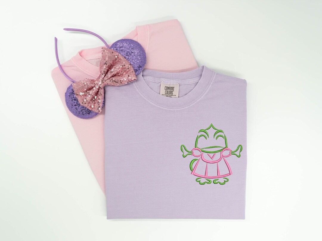 Pascal Embroidered Tshirt, Rapunzel Embroidered Shirt, Tangled T-shirt ...