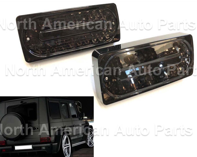 G63 G-wagon LED Tail Lights Smoke Style G500 G55 G550 G63 1990-2018 ...
