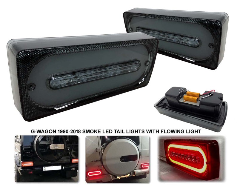 G63 G-wagon LED Lights Smoke Sequential Style Tail Lights G500 | Etsy