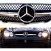 2003 2004 2005 2006 2007 2008 2009 CLK AMG Style Grille Black-chrome ...