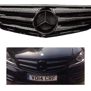 C-class Sedan All Black With Black Star Grille New. C250 C350 C300 C200 ...