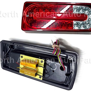G63 G-wagon LED Lights Red-clear Original Style Tail Lights G500 G55 ...