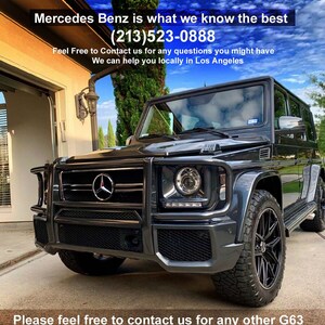 G63 Brabus Style Rear Roof LED Spoiler W463 G55 G500 G63 G550 Wing Lip ...