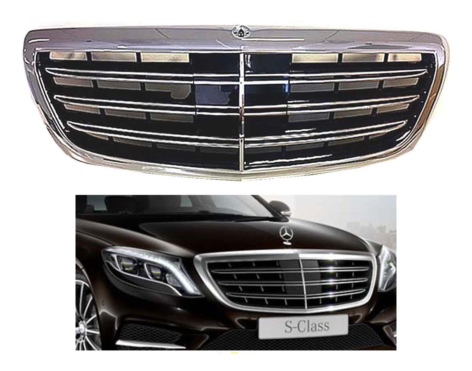 2014 2015 2016 2017 2018 2019 S65 S63 Style Grille Chrome. | Etsy